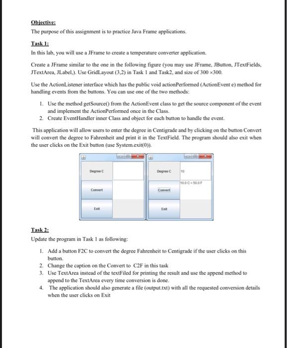 Solved Objective: The purpose of this assignment is to | Chegg.com