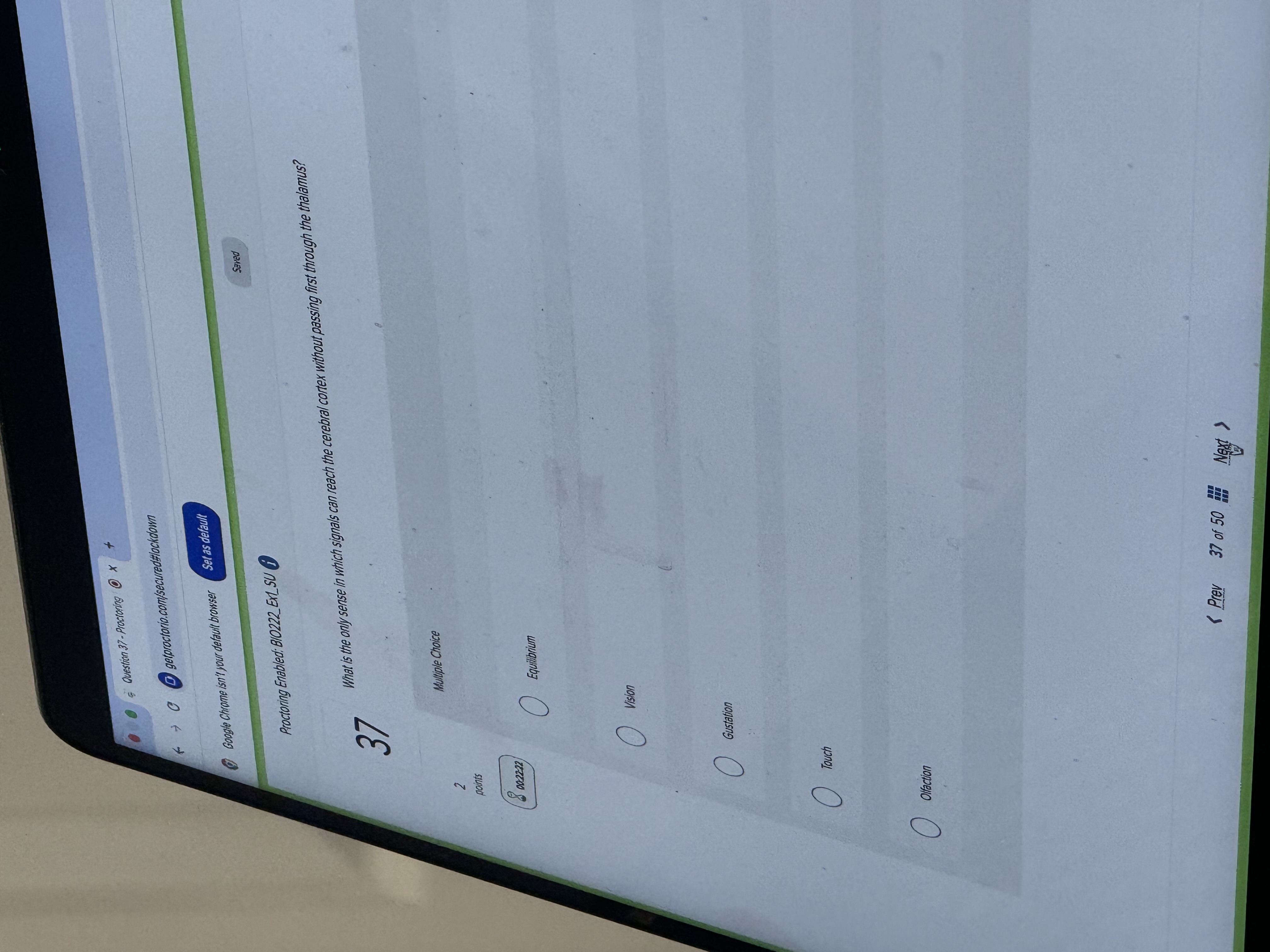 Solved 37 ﻿What is the only sense in which signals can reach | Chegg.com