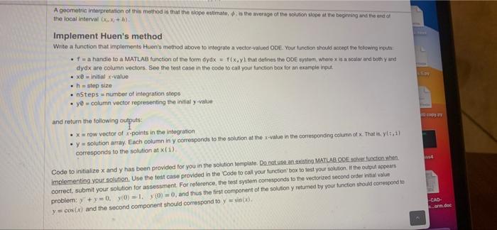 Solved CompSMAP 2022 > MATLab formative assessment 3 > HT | Chegg.com