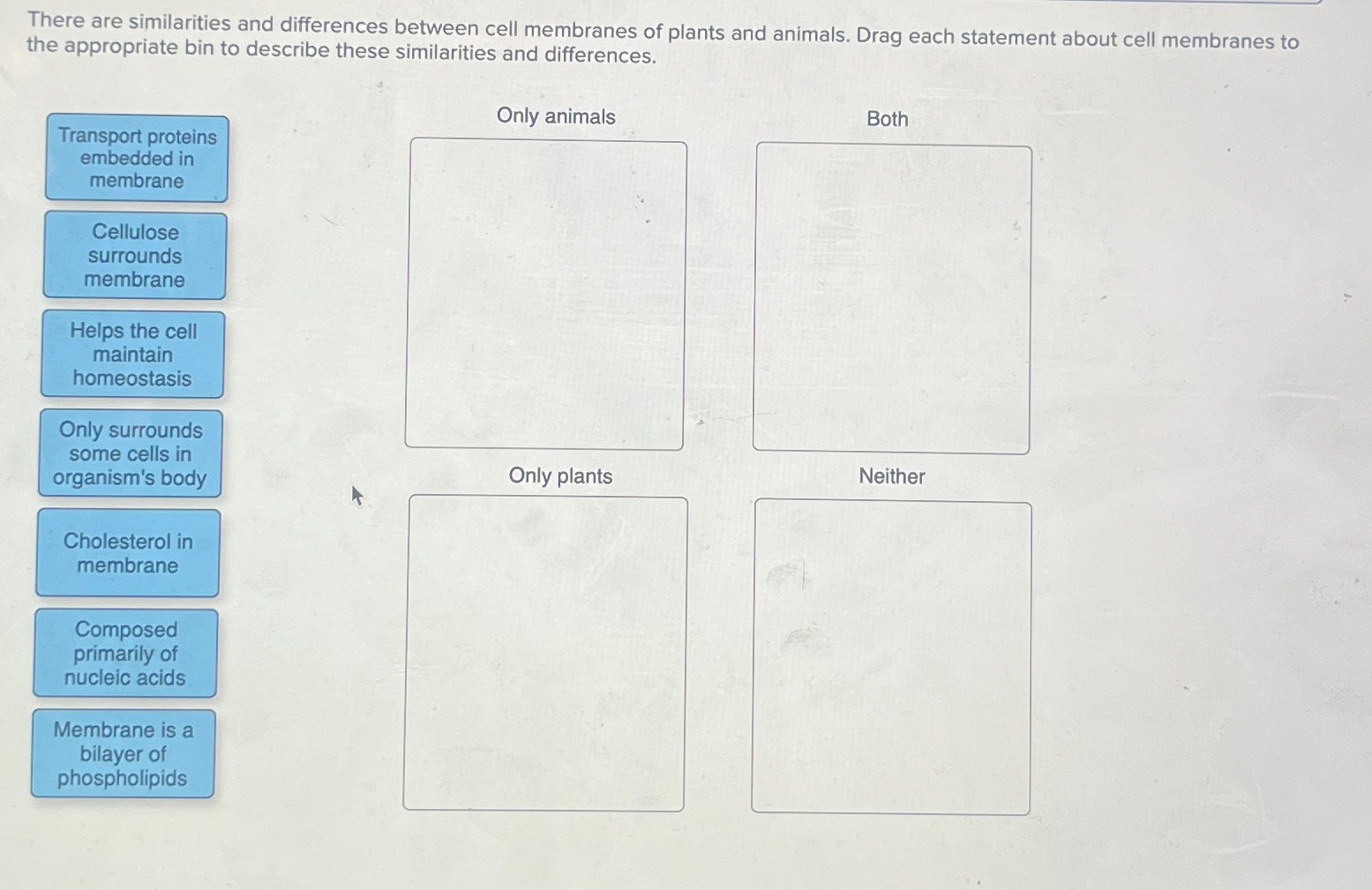 Solved There are similarities and differences between cell | Chegg.com