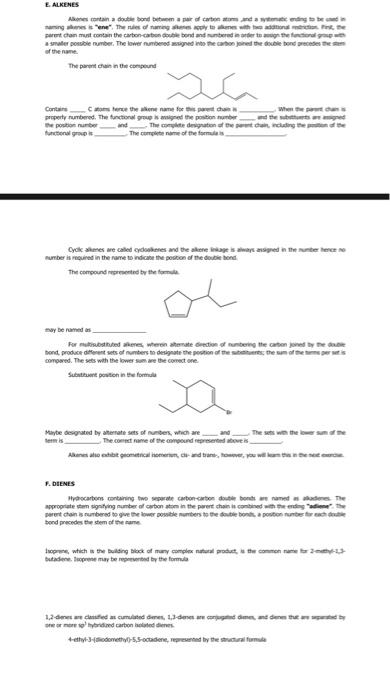 Solved The compound represented by the form may be estane. | Chegg.com