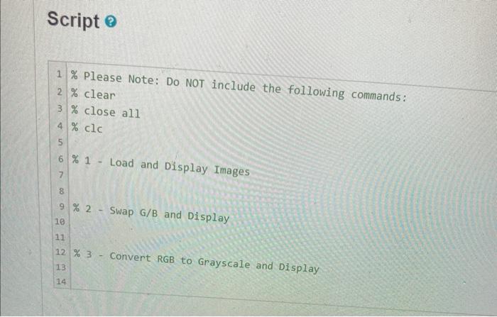 1. Load the image souq_rgb.png*in variable sngb and | Chegg.com