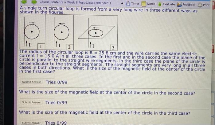 Solved A single turn circular loop is formed from a very | Chegg.com