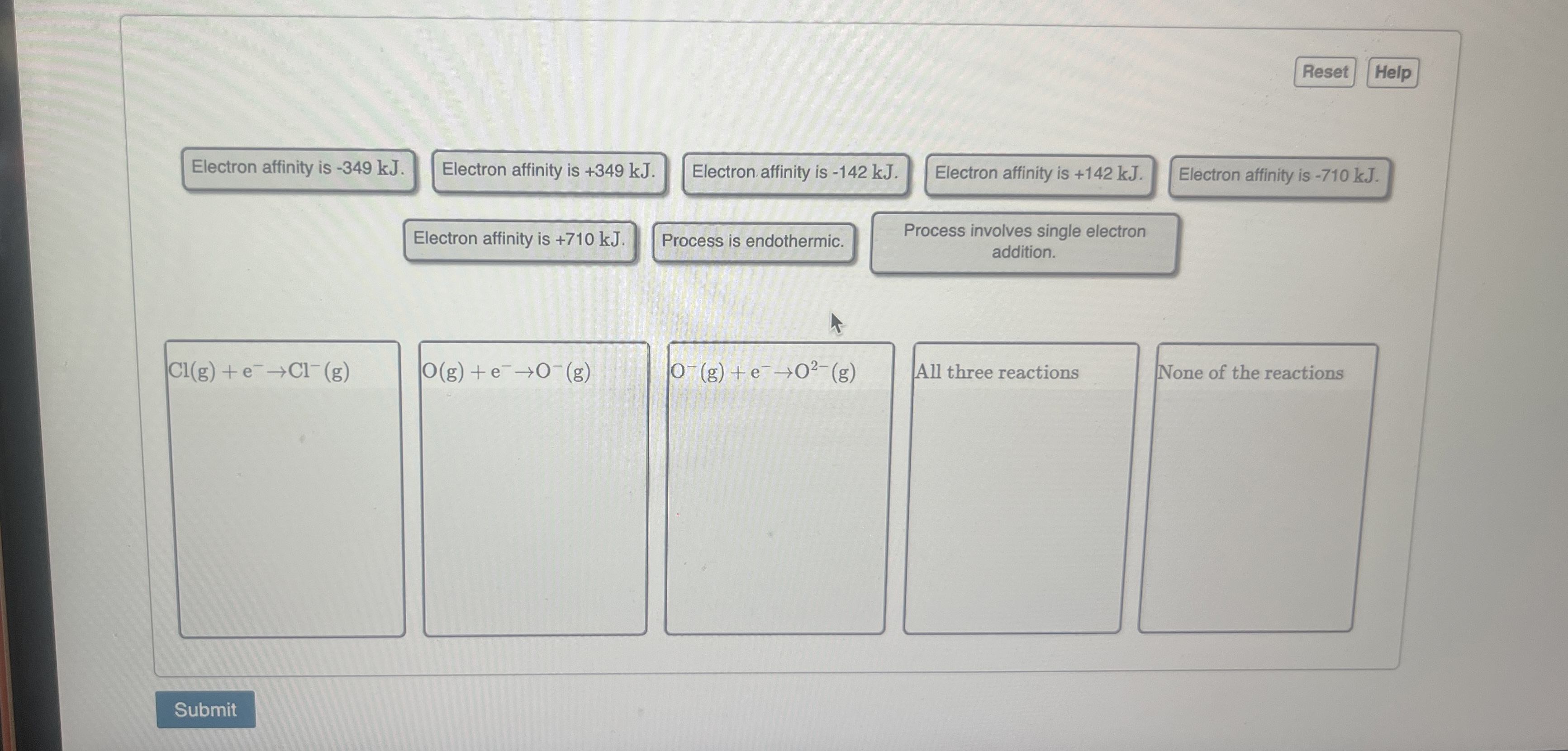 Solved Help ﻿Process is endothermic.Process involves | Chegg.com