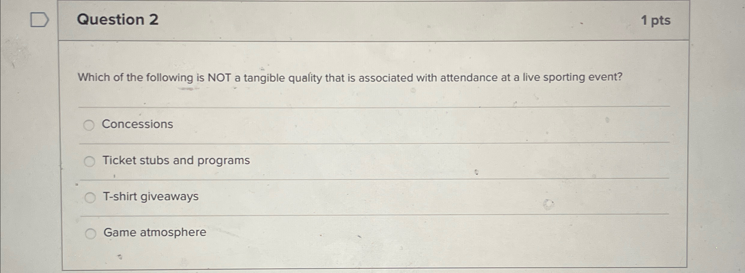 Solved Question 21 ﻿ptsWhich of the following is NOT a | Chegg.com