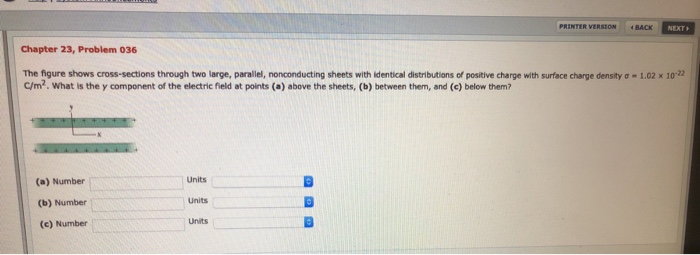Solved PRINTER VERSION 4 BACK NEXT Chapter 23, Problem 036 | Chegg.com
