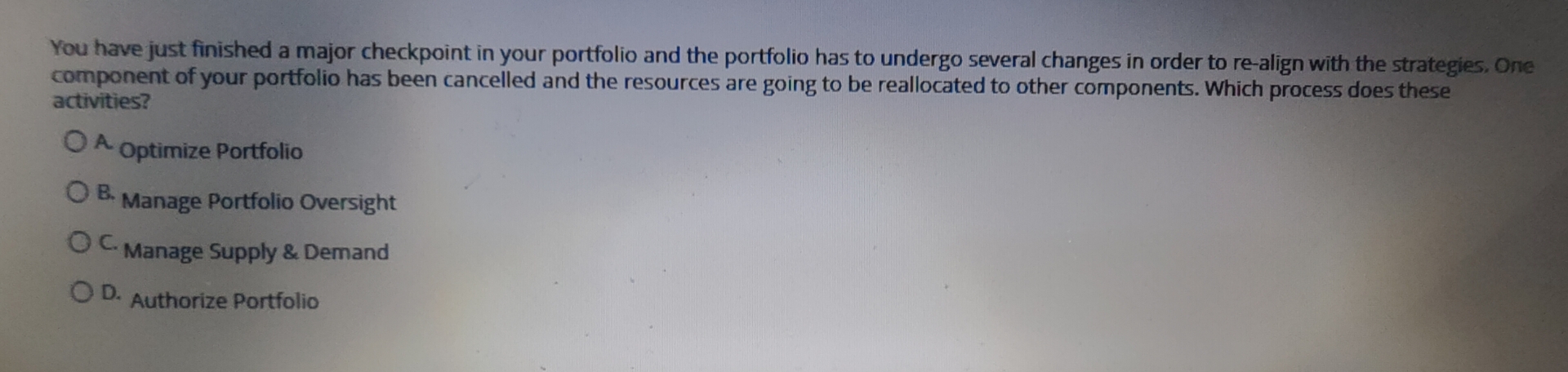 Solved You have just finished a major checkpoint in your | Chegg.com