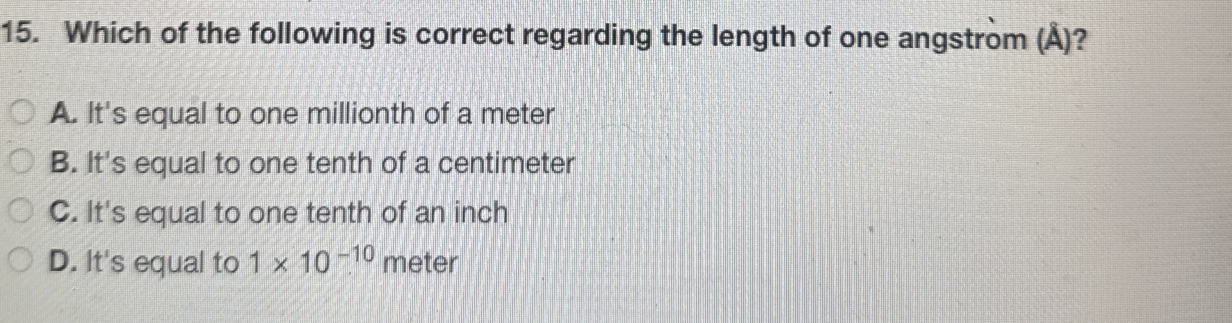 Solved Which of the following is correct regarding the | Chegg.com
