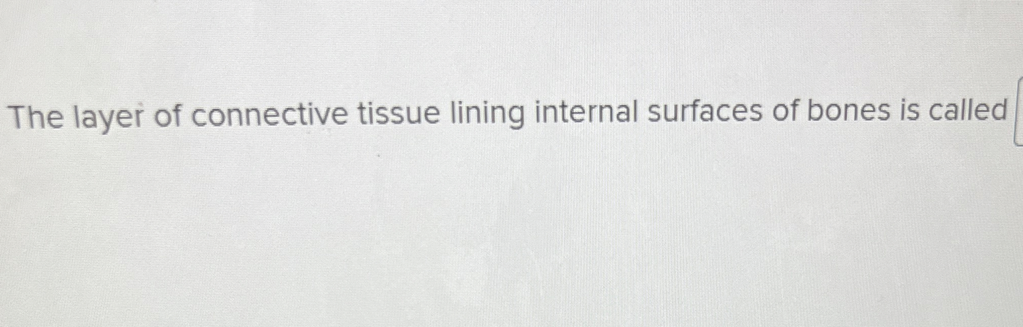 Solved The layer of connective tissue lining internal | Chegg.com