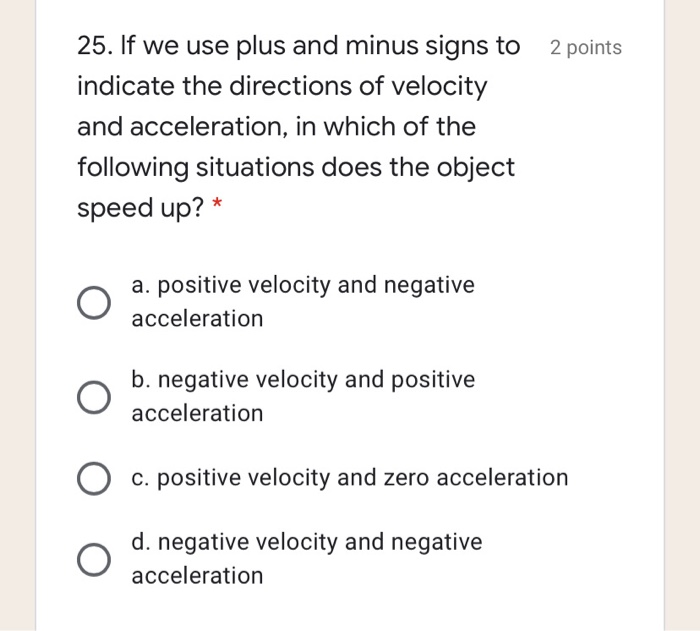 Solved 25. If we use plus and minus signs to 2 points | Chegg.com