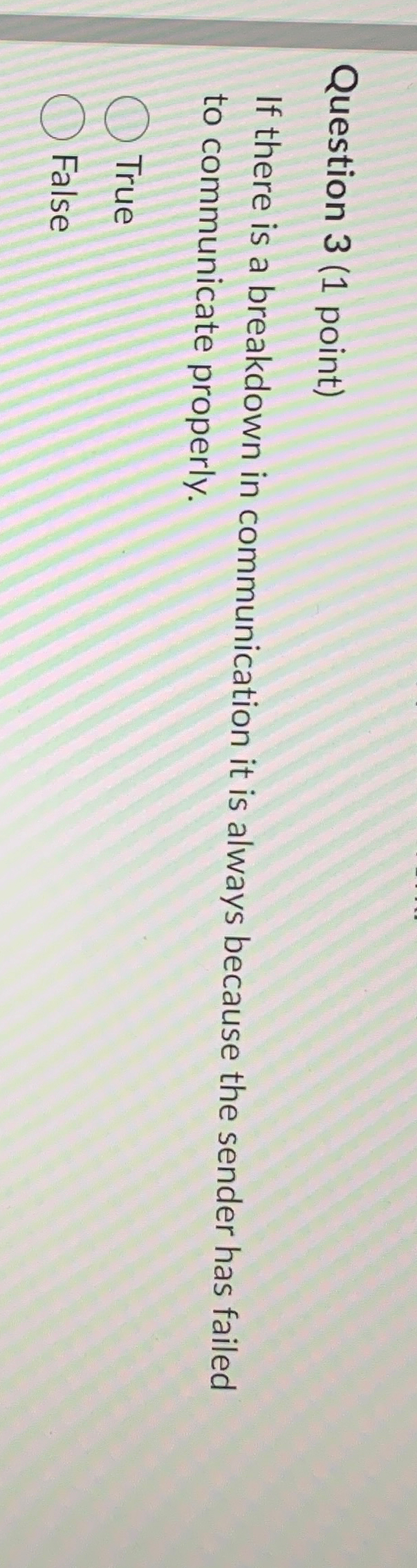 Solved Question 3 (1 ﻿point)If there is a breakdown in | Chegg.com