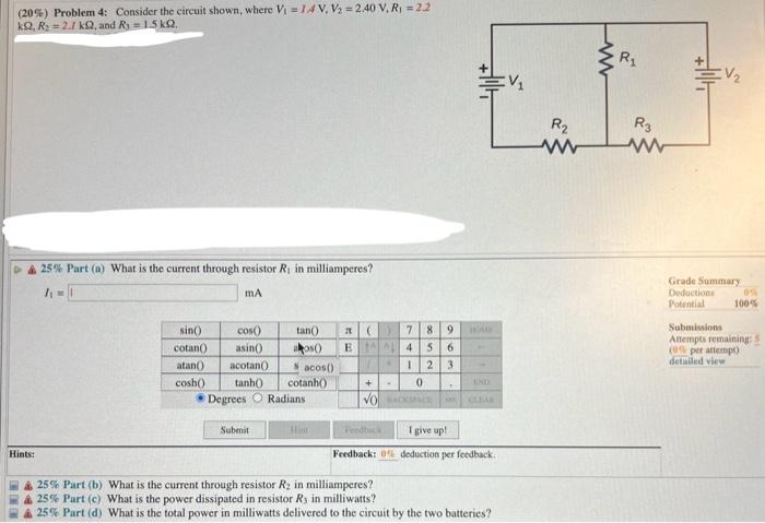 Solved (20\%) Problem 4: Consider the circuit shown, where | Chegg.com Solved (20\%) Problem 4: Consider the circuit shown, where | Chegg.com