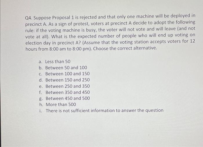 Solved The right to vote (and not to wait) Four questions. | Chegg.com