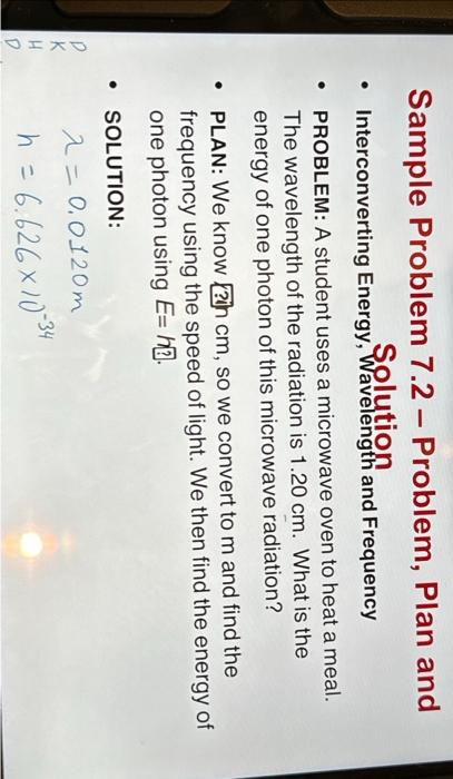 Solved Sample Problem 7.2 - Problem, Plan and Solution | Chegg.com