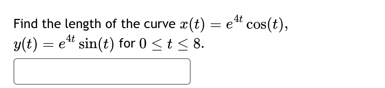 Solved Find the length of the curve | Chegg.com