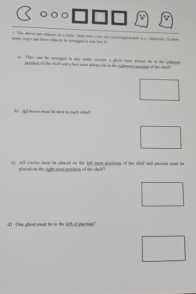 Solved O :'0The above are objects on a table. Note than | Chegg.com