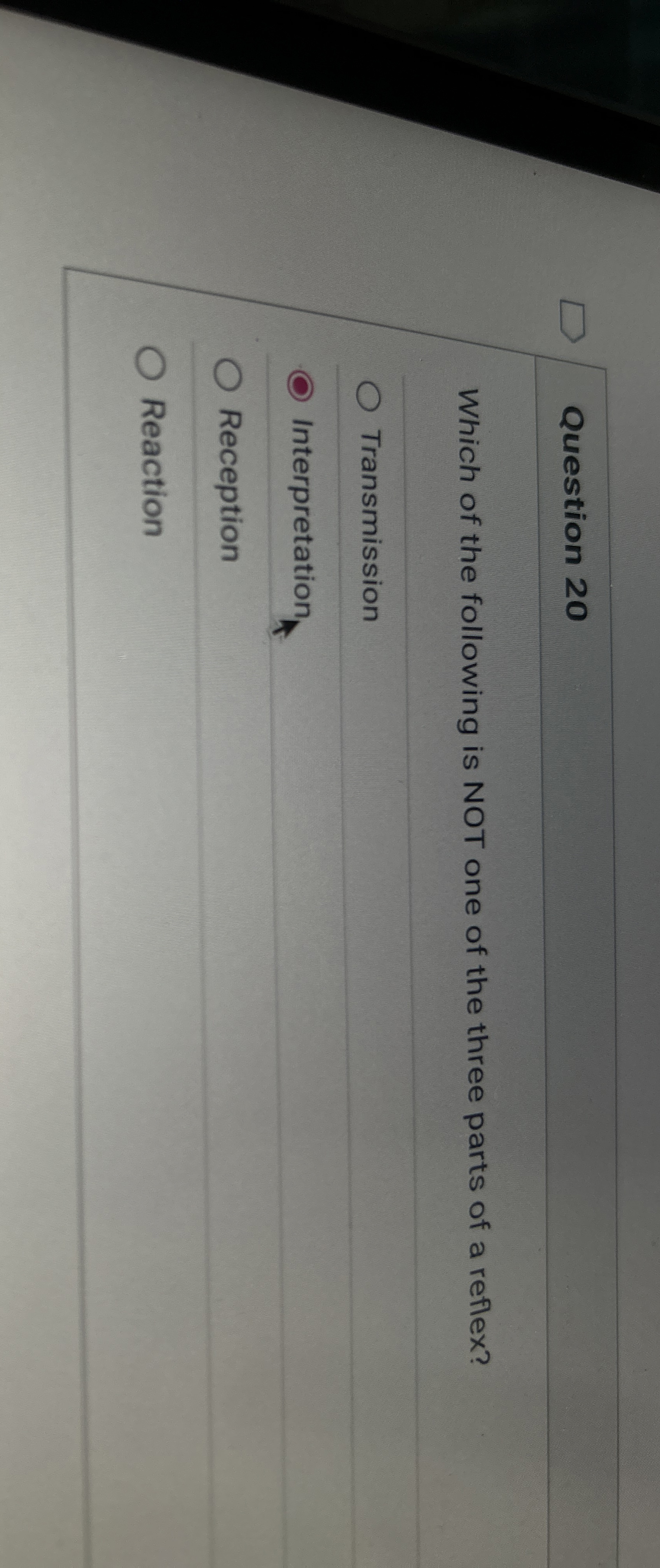 Solved Question 20Which of the following is NOT one of the | Chegg.com