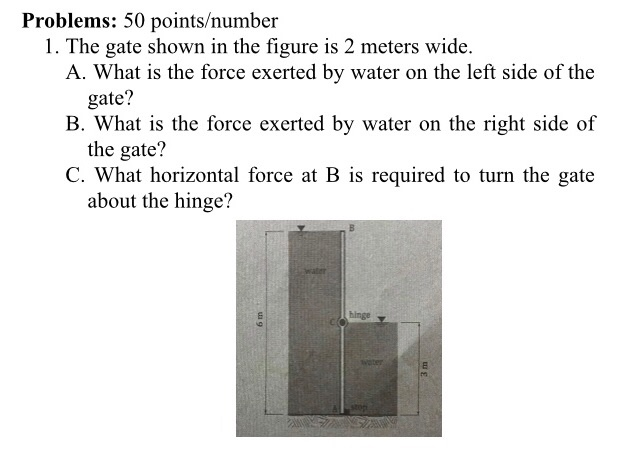 Solved Problems: 50 points/number 1. The gate shown in the | Chegg.com