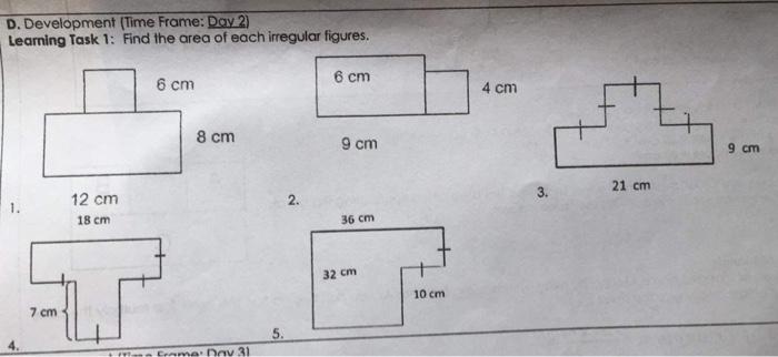 Solved D. Development (Time Frame: Day 2) Learning Task 1: | Chegg.com
