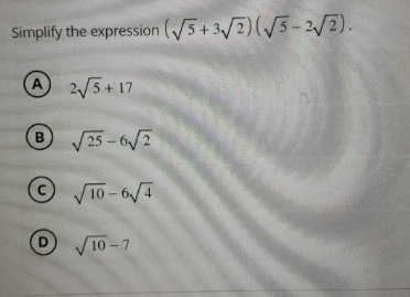 Solved Simplify the expression | Chegg.com