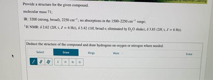 Solved provide the structure for the given compound. | Chegg.com