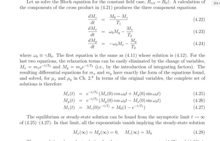 Solved Problem 4.3 A direct derivation of the steady-state | Chegg.com
