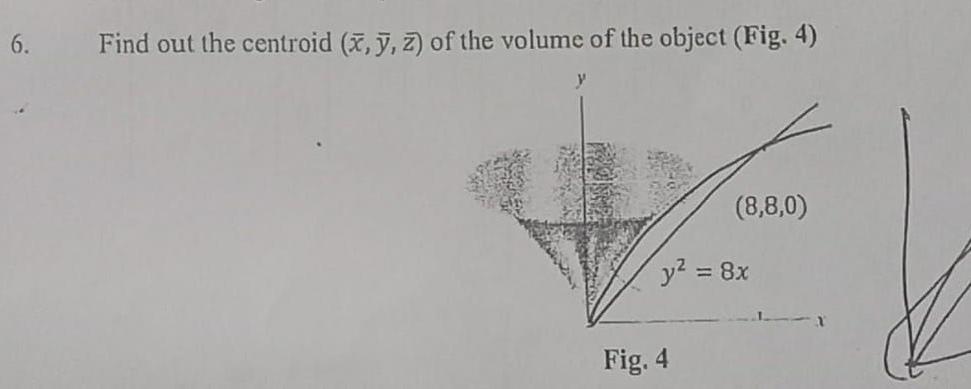 Solved Find the location of the centroid of the shaded area | Chegg.com