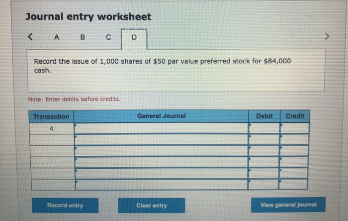 Solved 1 Exercise 11-4 Recording stock issuances LO P1 Ints | Chegg.com