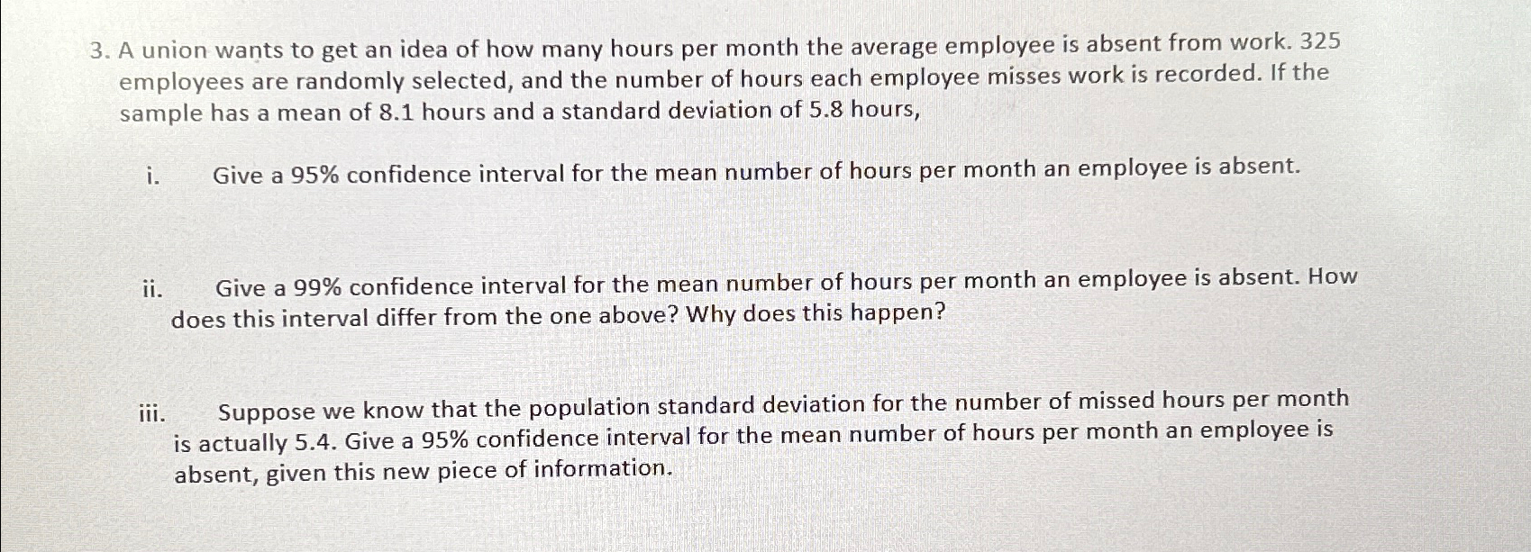 Solved Show exact commands entered into calculator including | Chegg.com