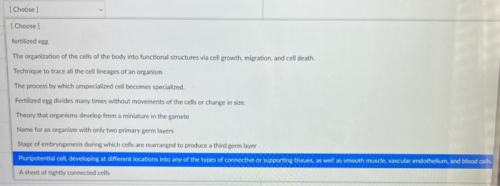 Solved Match the following terms with their most appropriate | Chegg.com