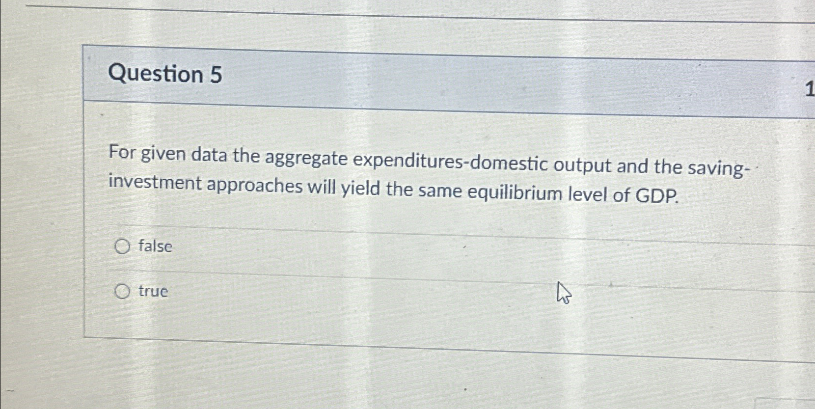 Solved Question 5For given data the aggregate | Chegg.com