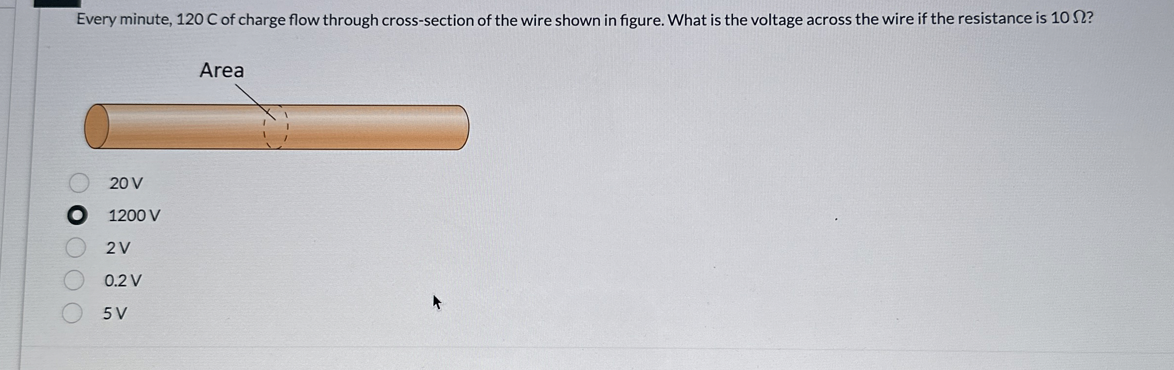 Solved Every minute, 120 ﻿C of charge flow through | Chegg.com