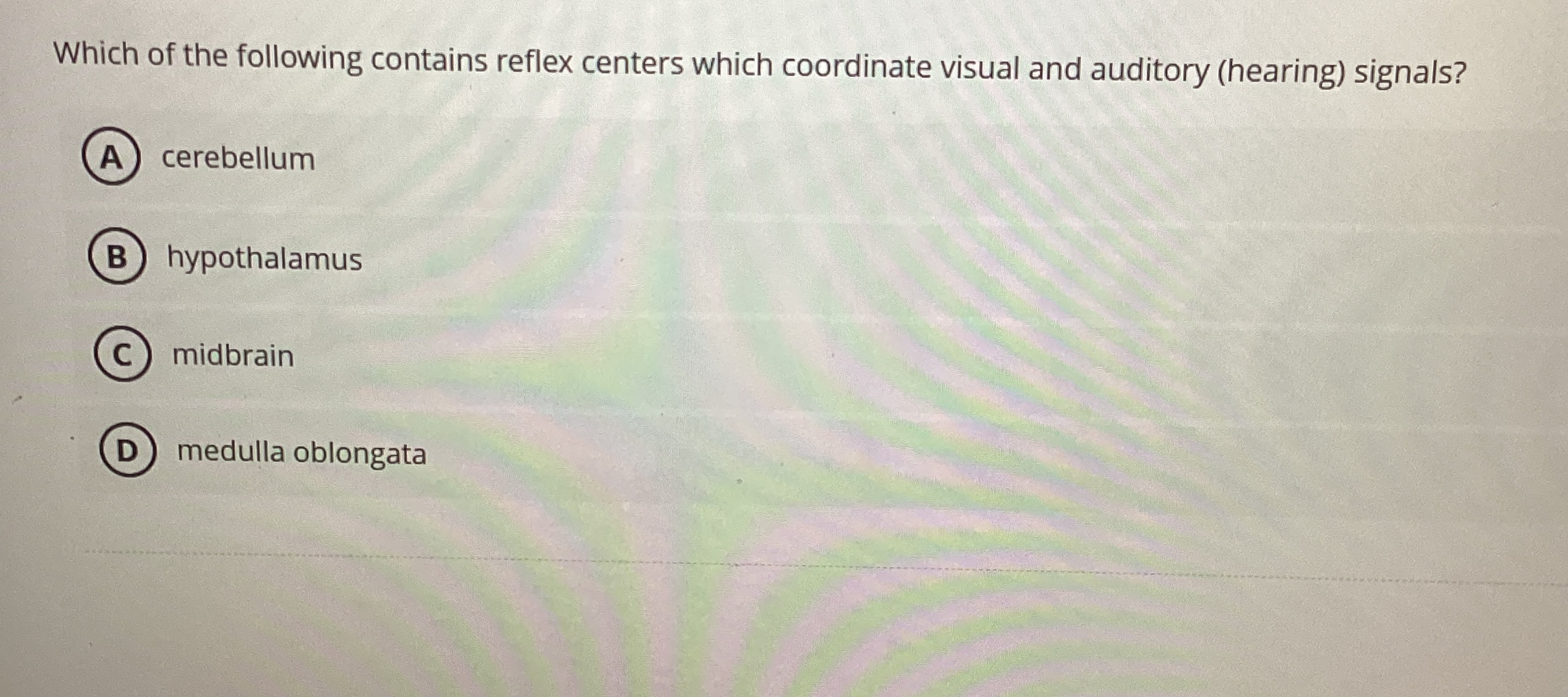 Solved Which of the following contains reflex centers which | Chegg.com
