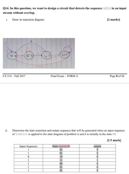 Solved Q14. In this question, we want to design a circuit | Chegg.com