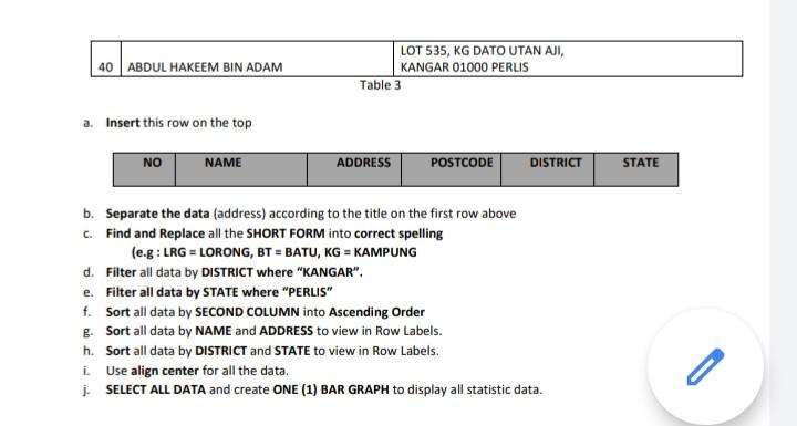 Solved PARTC SORT AND FILTER QUESTIONS ANSWER ALL QUESTIONS | Chegg.com
