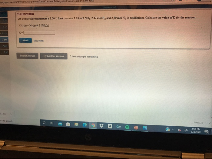 Solved engagenow.com/ilm/takeAssignment/takeCovalent | Chegg.com