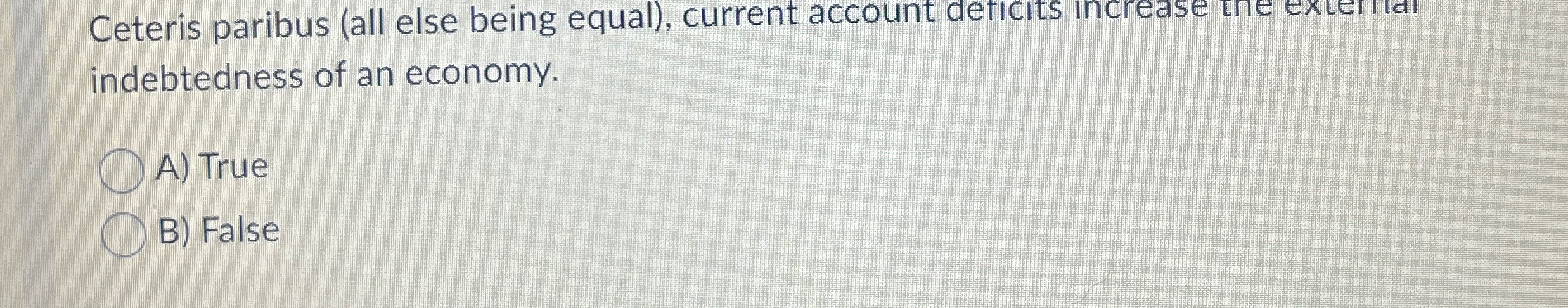 Solved Ceteris paribus (all else being equal), ﻿current | Chegg.com