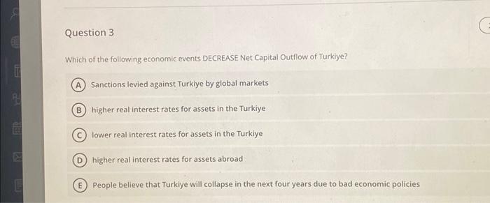 Solved Which Of The Following Economic Events Decrease Net Chegg