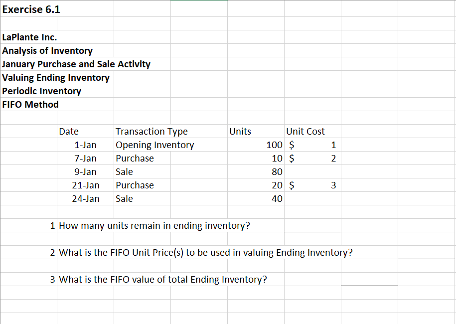 Solved Please help?Use the FIFO method and the Periodic | Chegg.com