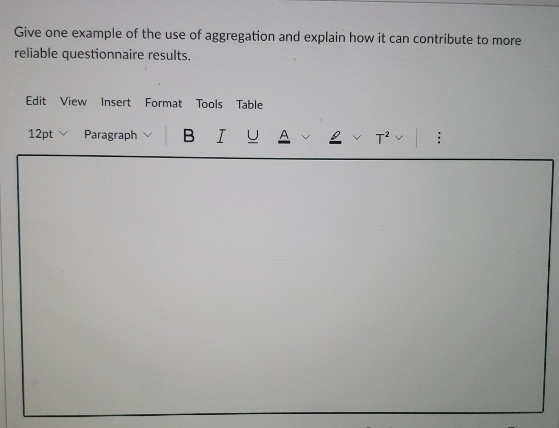 Solved Give one example of the use of aggregation and | Chegg.com