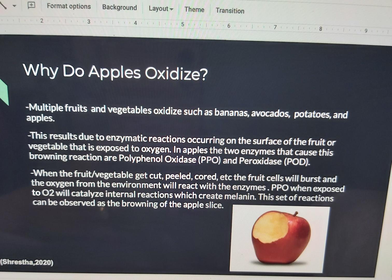 Solved How to stop your apples from browning! Objective | Chegg.com