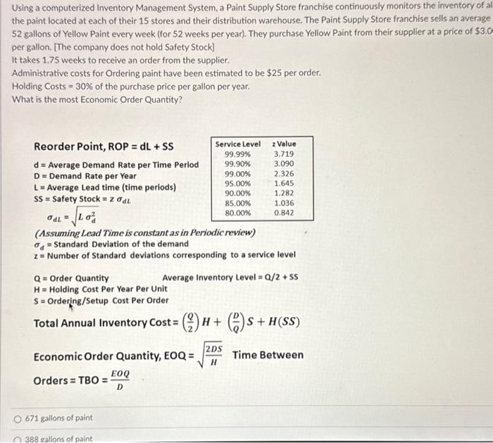 Solved Using a computerized Inventory Management System, a | Chegg.com