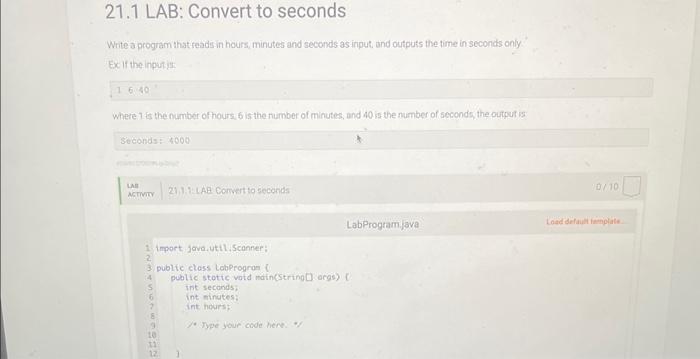Solved Write a program that feads in hours, minutes and | Chegg.com