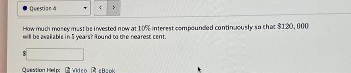 Solved How much money must be invested now at 10% interest | Chegg.com