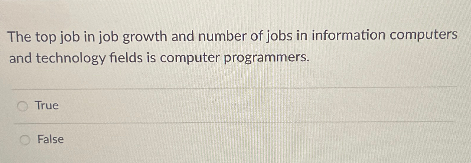 Solved The top job in job growth and number of jobs in | Chegg.com