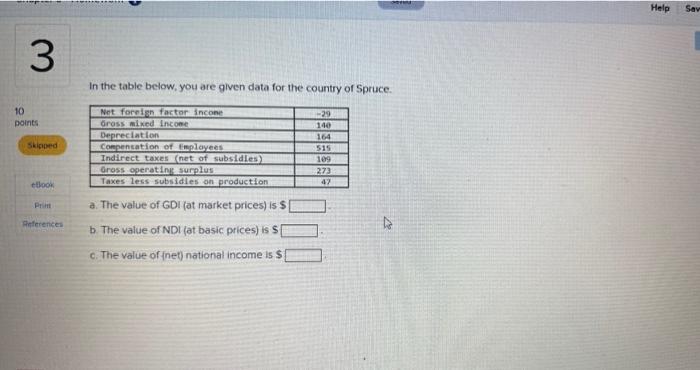 Solved In the table below, you are given data for the | Chegg.com