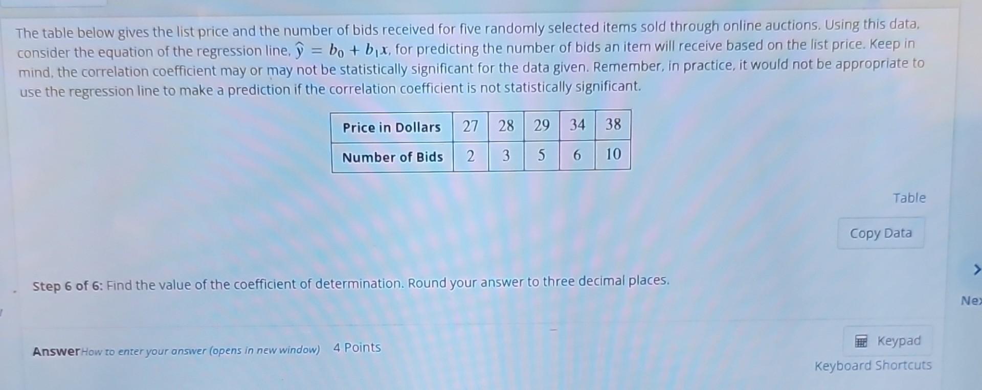 Solved The table below gives the list price and the number | Chegg.com
