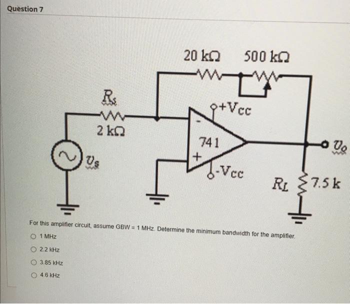 Solved For this self-biasing circuit, determine the source | Chegg.com