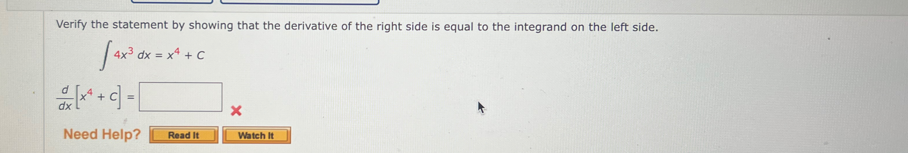 Solved Verify the statement by showing that the derivative | Chegg.com