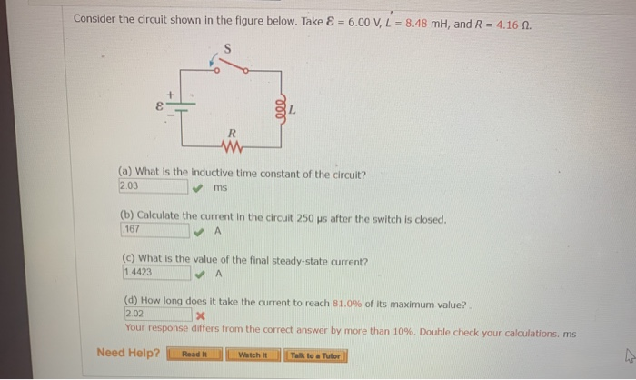Solved Consider the circuit shown in the figure below. Take | Chegg.com